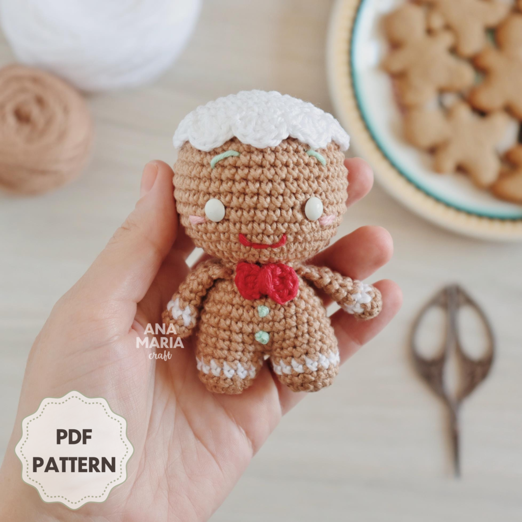 Biscoito de Gengibre – Receita de Amigurumi em PDF – Ana Maria Craft