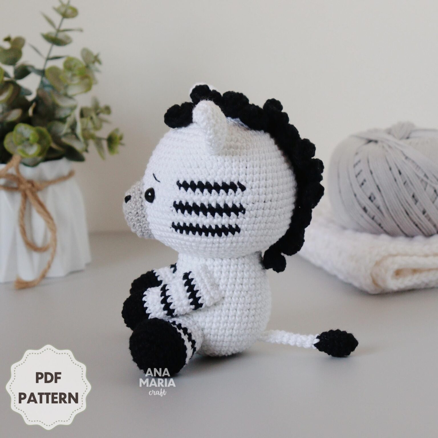 COMBO SAFARI: Leão, Girafa, Elefante e Zebra – Receita de Amigurumi em ...