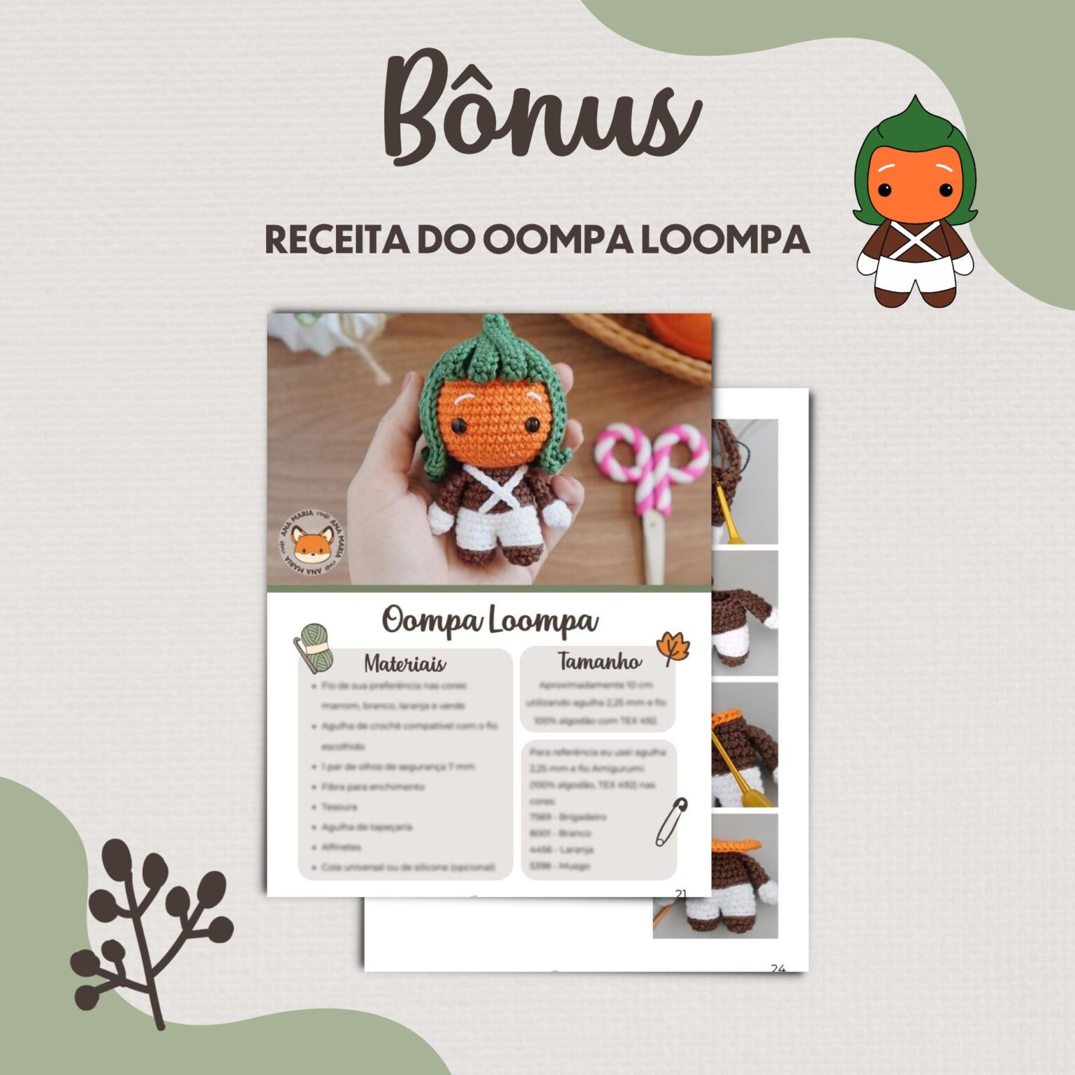 Willy Wonka + BÔNUS: Oompa Loompa A Fantástica Fábrica de Chocolate ...